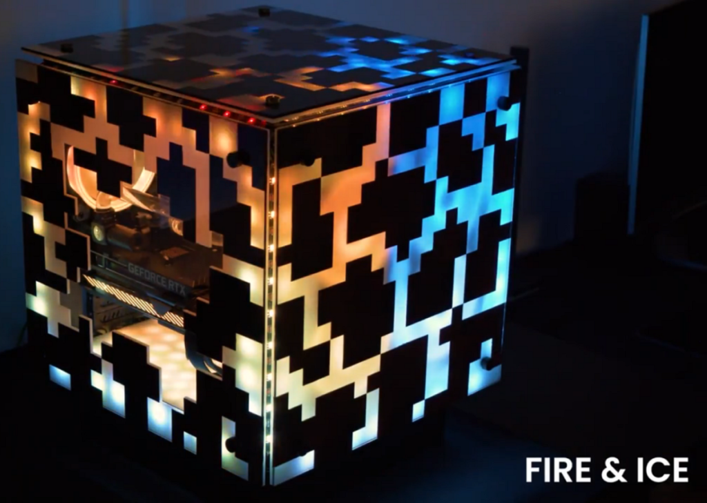 Minecraft: costruito PC in vero blocco di Magma – Io Videogioco